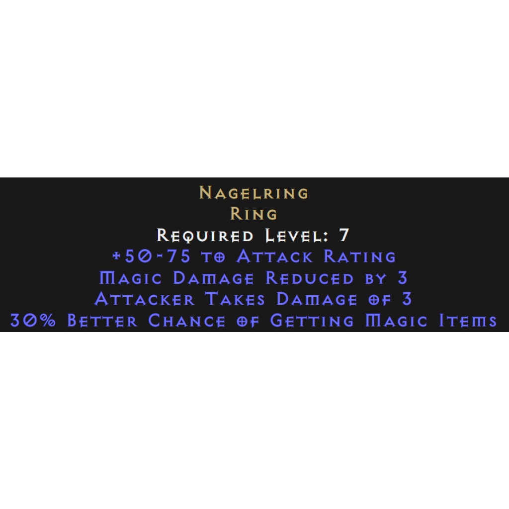 Nagelring 30% MF - Diablo 2 store